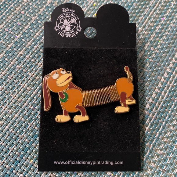 Disney | Jewelry | Disney Slinky Slink Dog Toy Story Pin New Rare ...
